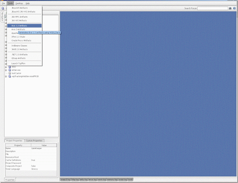 Tryst With Technology Create Axis Web Service Stubsartifacts Using Soapui
